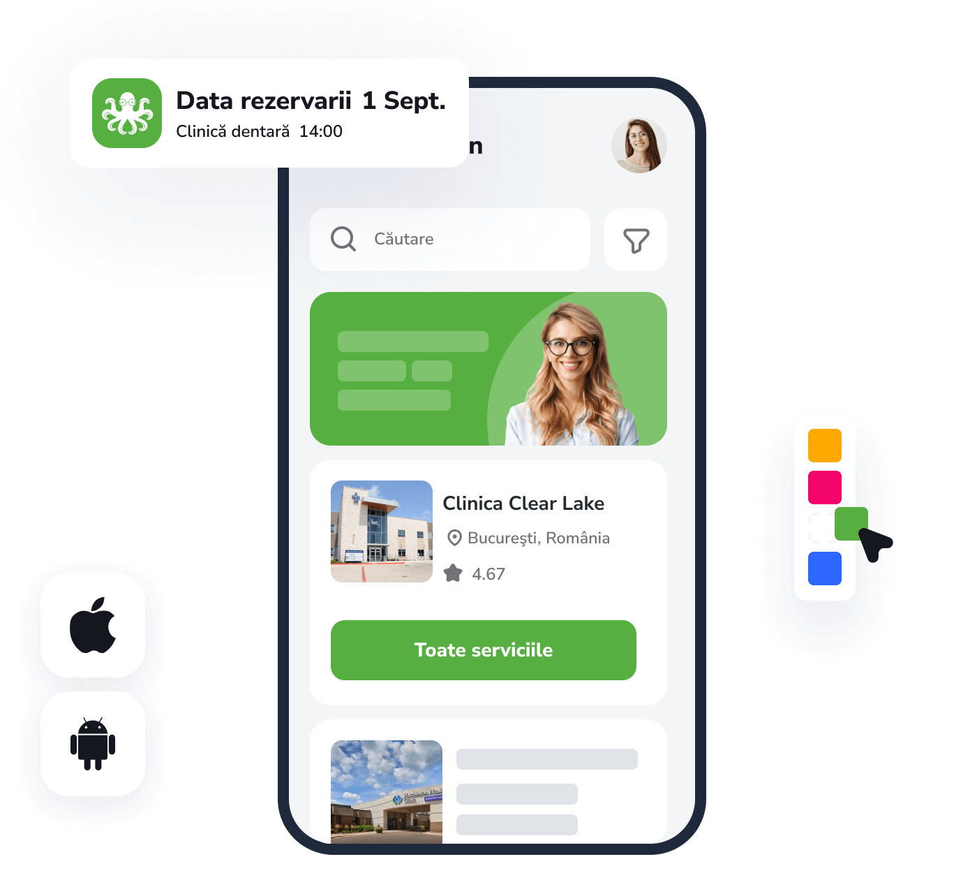 Dezvoltarea unei aplicații mobile pentru clienți - EasyWeek